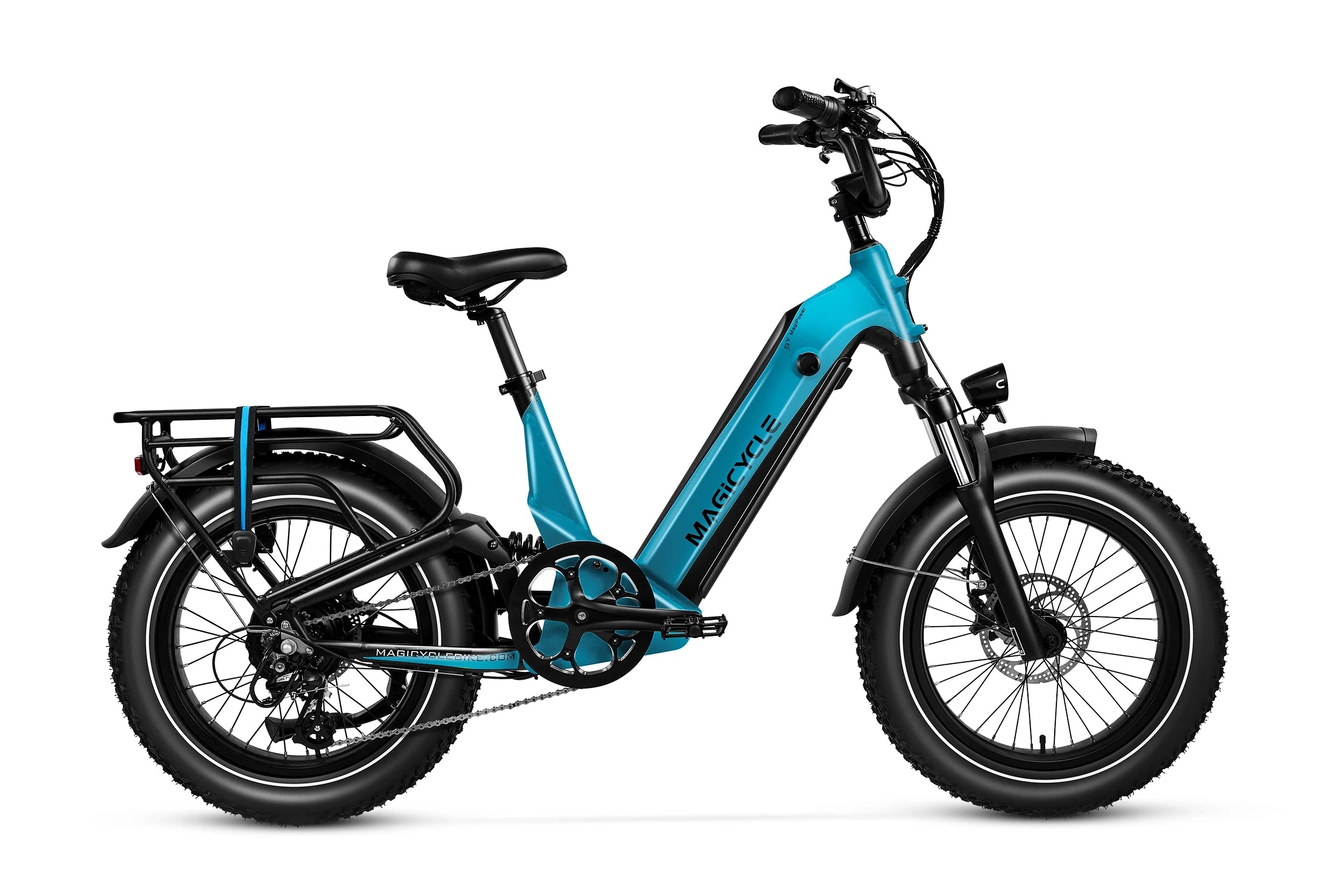 Magicycle Deer - Full Suspension Electric Bike - Sierra Blue - Magicycleca